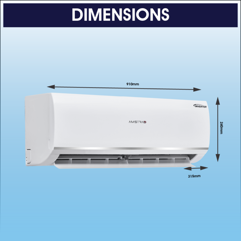 Amstrad Global Series AC 1.5 Ton 3 Star Inverter Split Air Conditioner ...