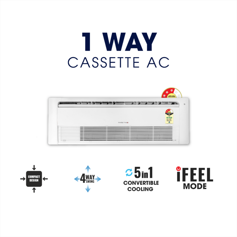 Amstrad One Way Cassette 2.0 Ton 3 Star Air Conditioner - AMS1WC24iA ...